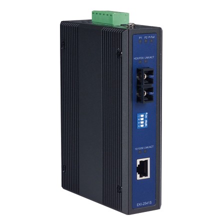 EKI-2541S-AE | Ethernet to Single mode fiber media converter by Advantech - L-TronDirect